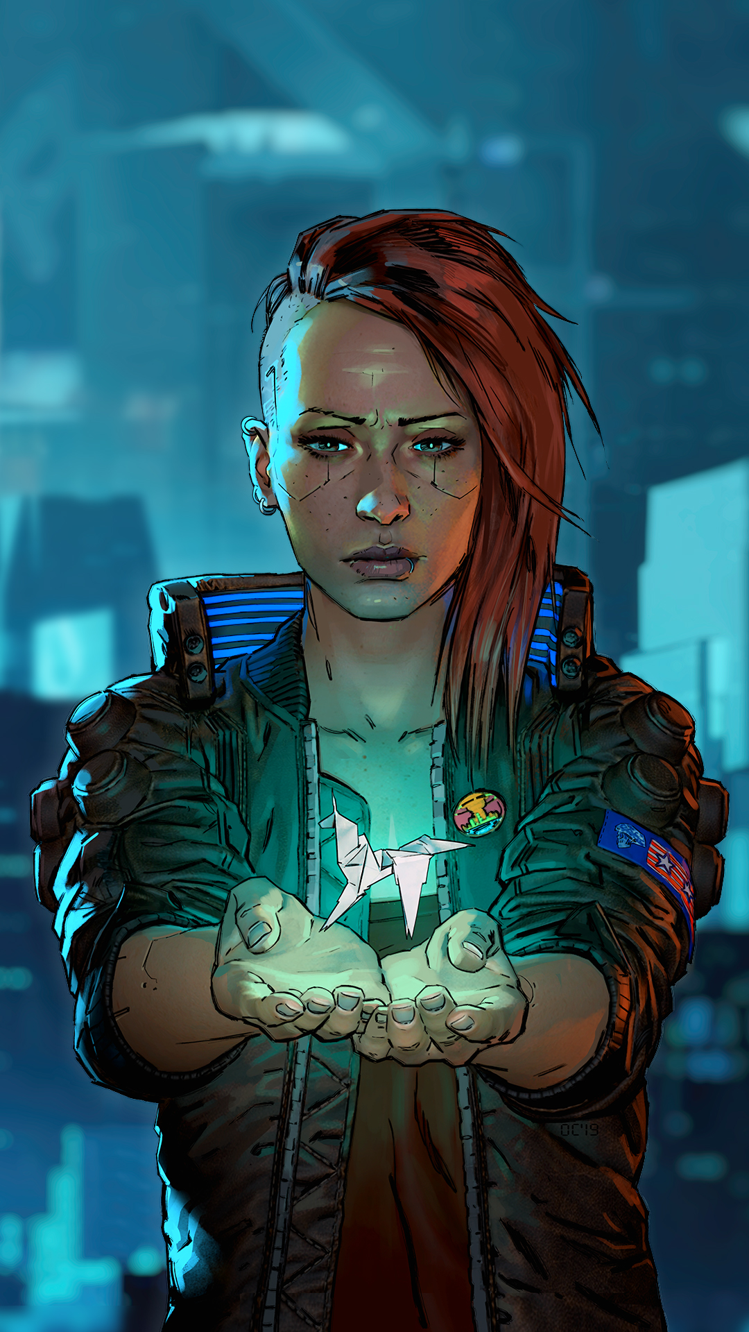 Cyberpunk 2077 "Tears In Rain" [1080x2400] : r/Amoledbackgrounds